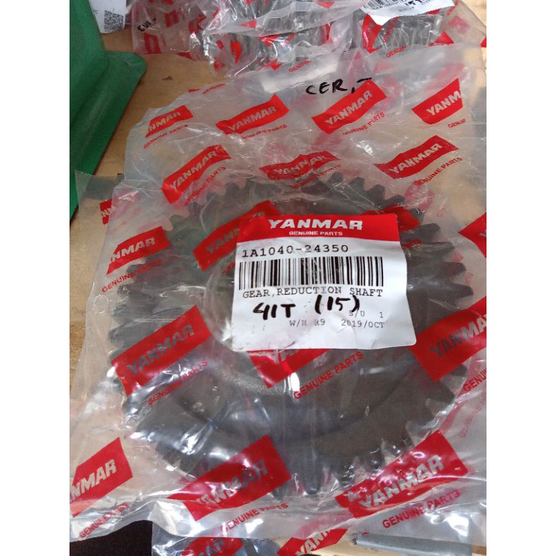 ( 41T in 15T ) Yanmar Clover gear gear Genuine parts yst yzc | Shopee ...