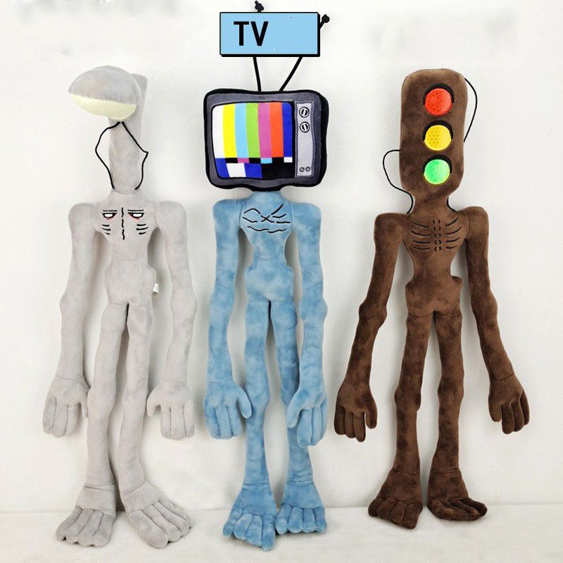 55cm/21in Anime SCP Siren Head Plush Toy Bendable Doll Monster Horror ...