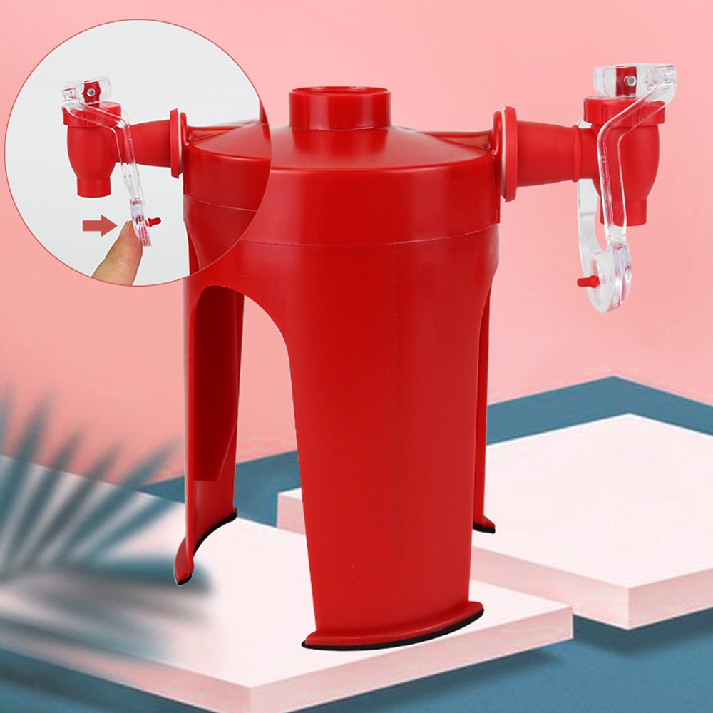 Desktop Soft Drink Dispenser Carbonated Beverage Water Coke Red Small ...