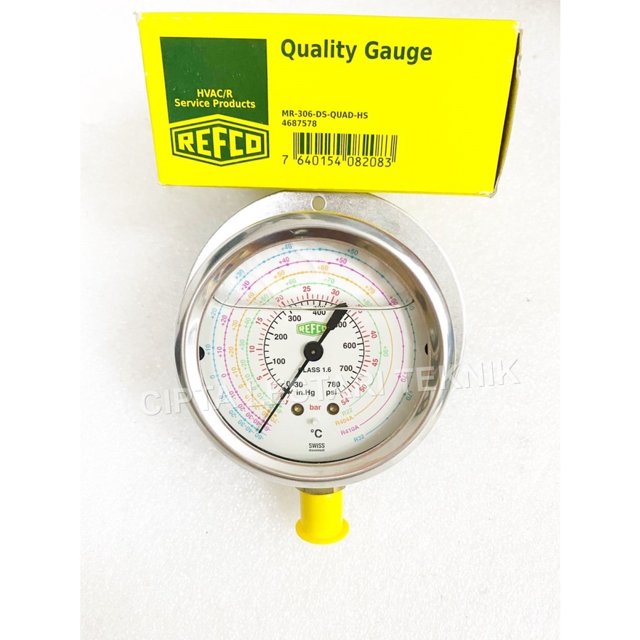 Refco Pressure Gauge High - R410a/32 (Rain Model) | Shopee Philippines
