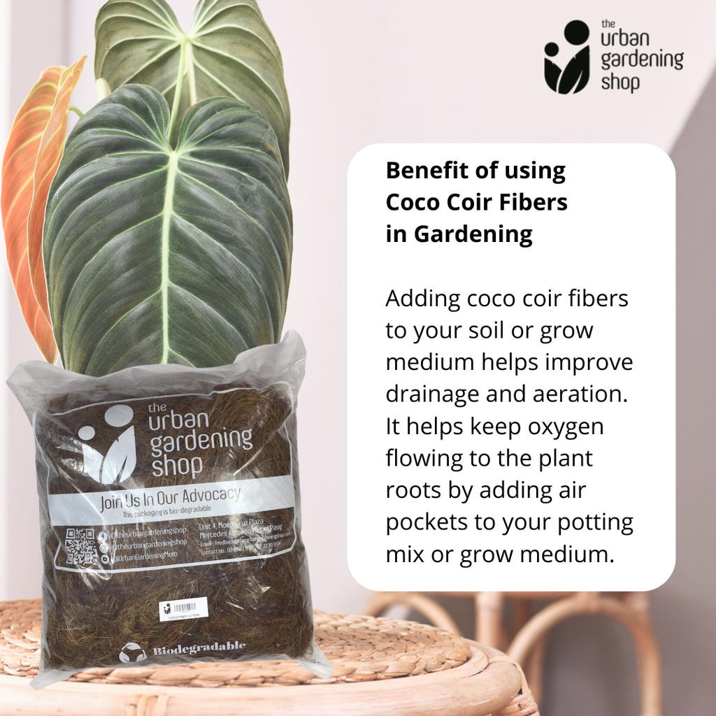 THE URBAN GARDENING SHOP Aged Coco Coir Fibers for Soil Amendment ...