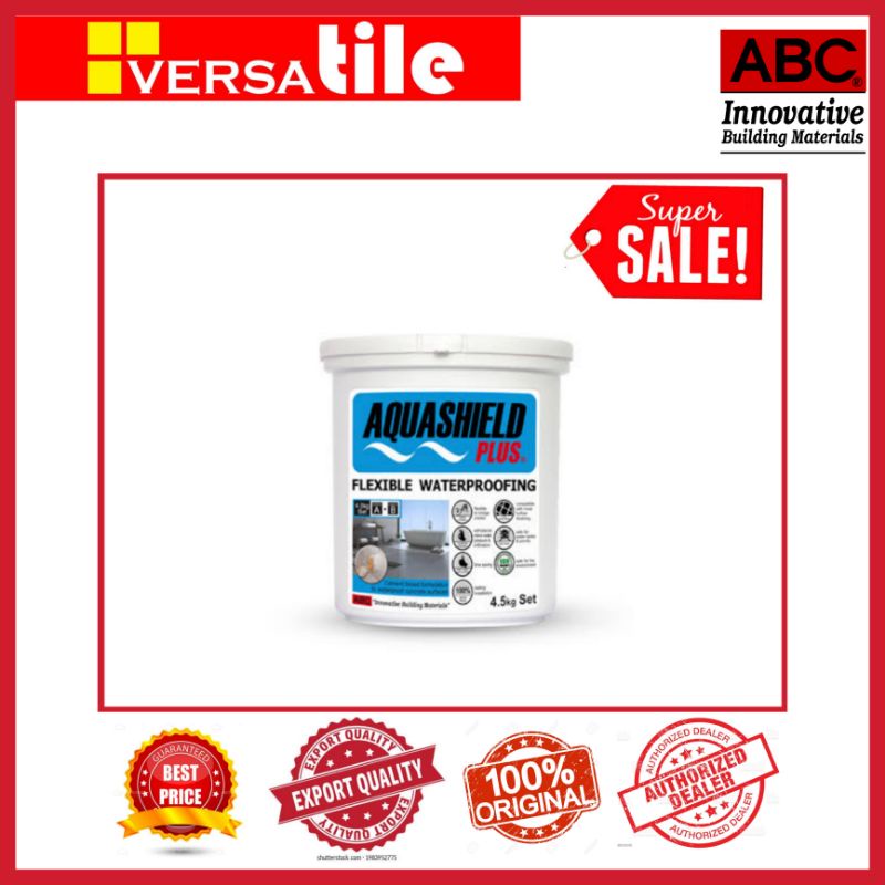 ABC Aquashield Plus Waterproofing dual compound 4.5kg | Shopee Philippines