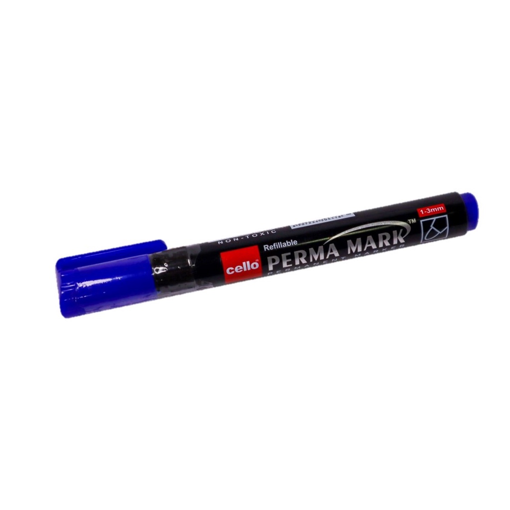 CELLO Marker Perma Mark Permanent Refillable Fine (Piece) | Shopee ...