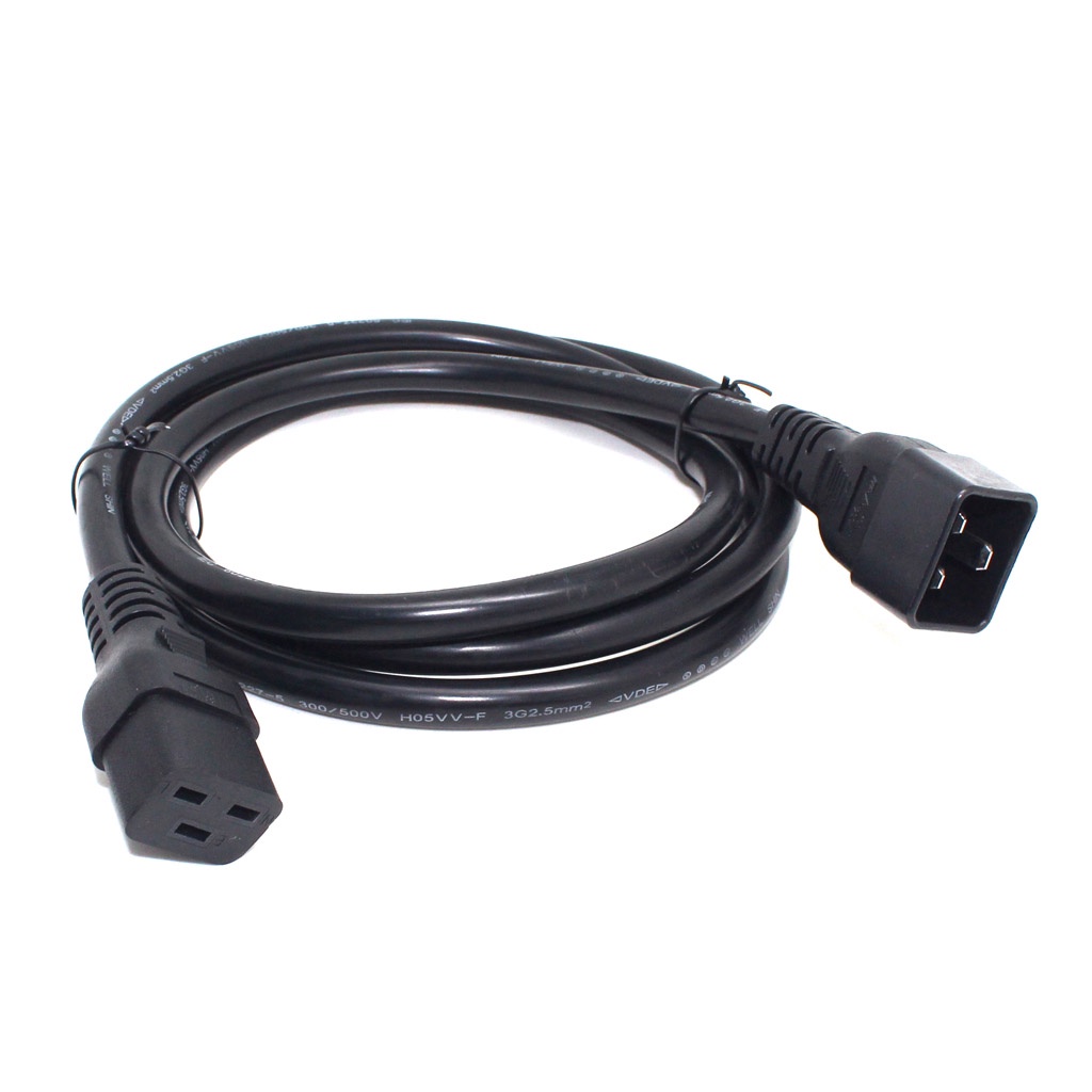 IEC 320 C19 to C20 Host Server Engine Room UPS AC Power Cord 16A C19 ...