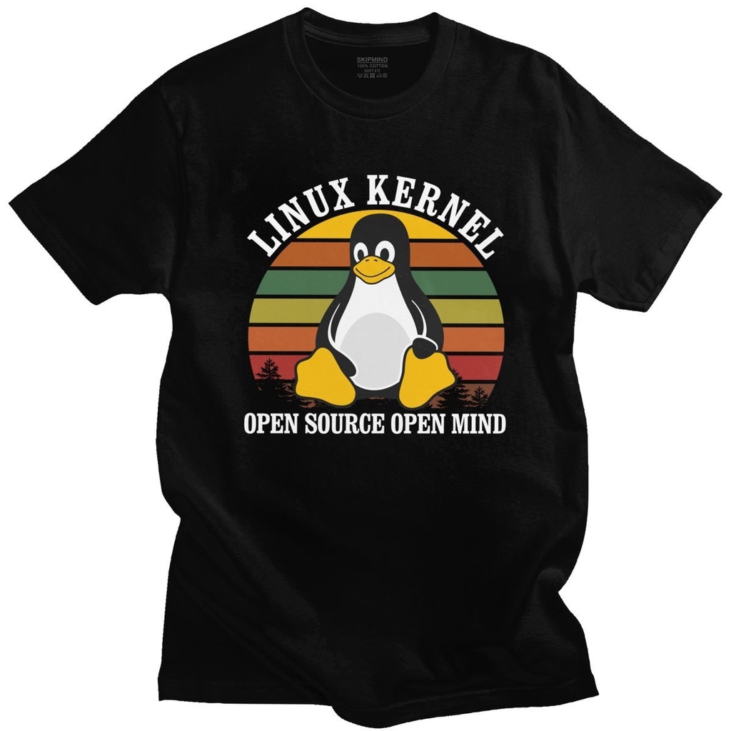 Vintage Linux Open Source Open Mind T Men Penguin Programmer Programming Coding Coder Tee Tshirt 0195