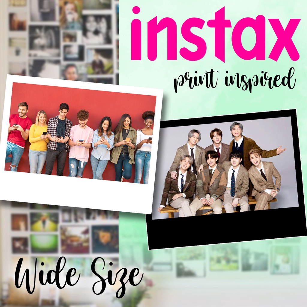 Instax WIDE Picture Style | Php100 (10pcs.) | Shopee Philippines