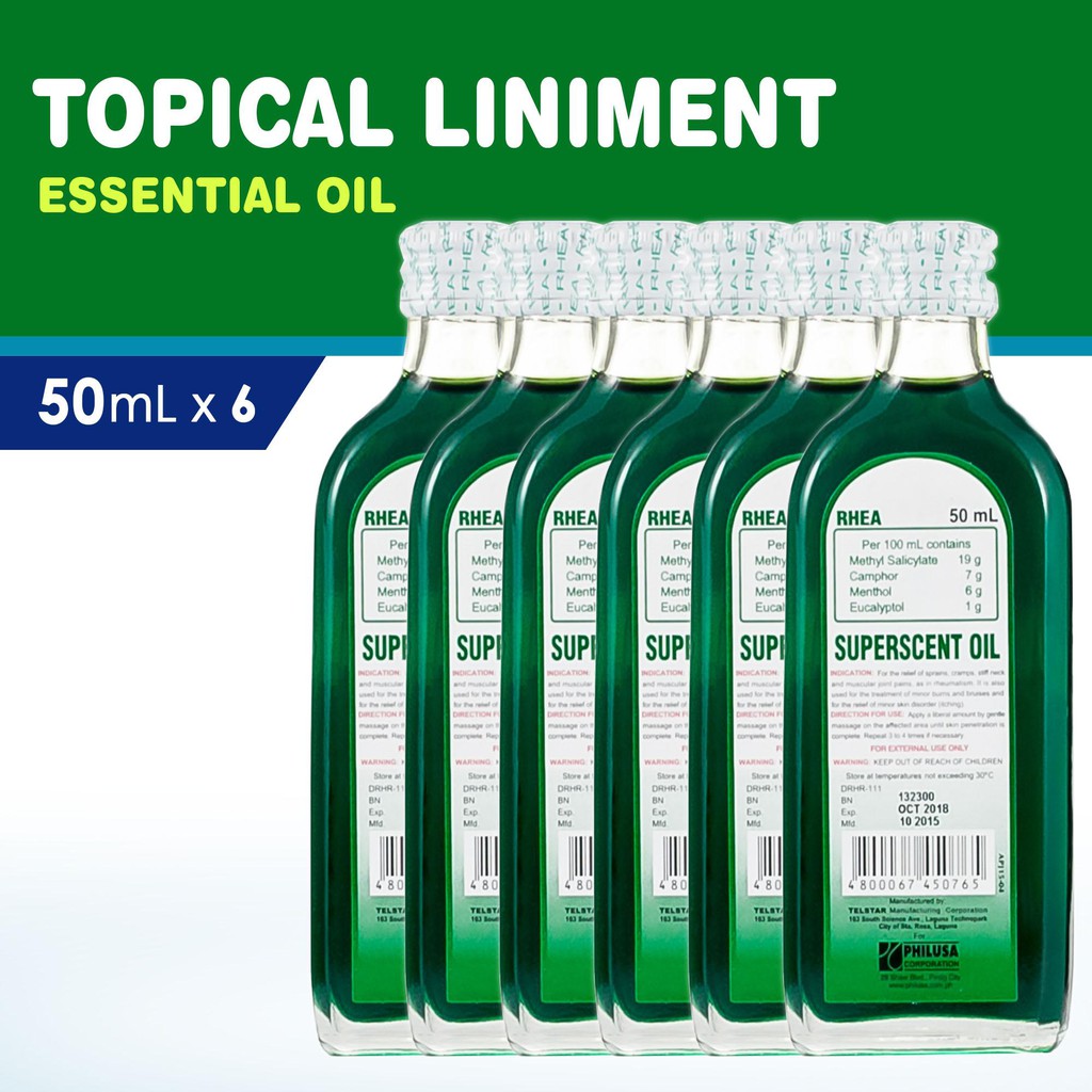 Superscent Oil 50ml by 6s | Shopee Philippines