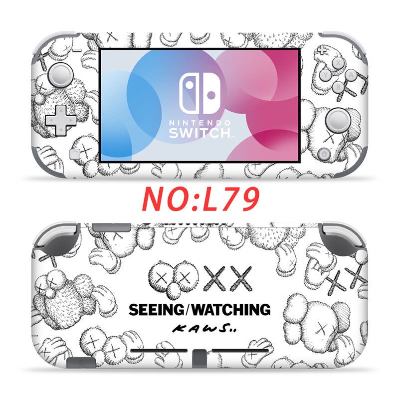 Switch Lite Skin Stickers Anime Kawaii Cartoon Pattern Full Wrap ...