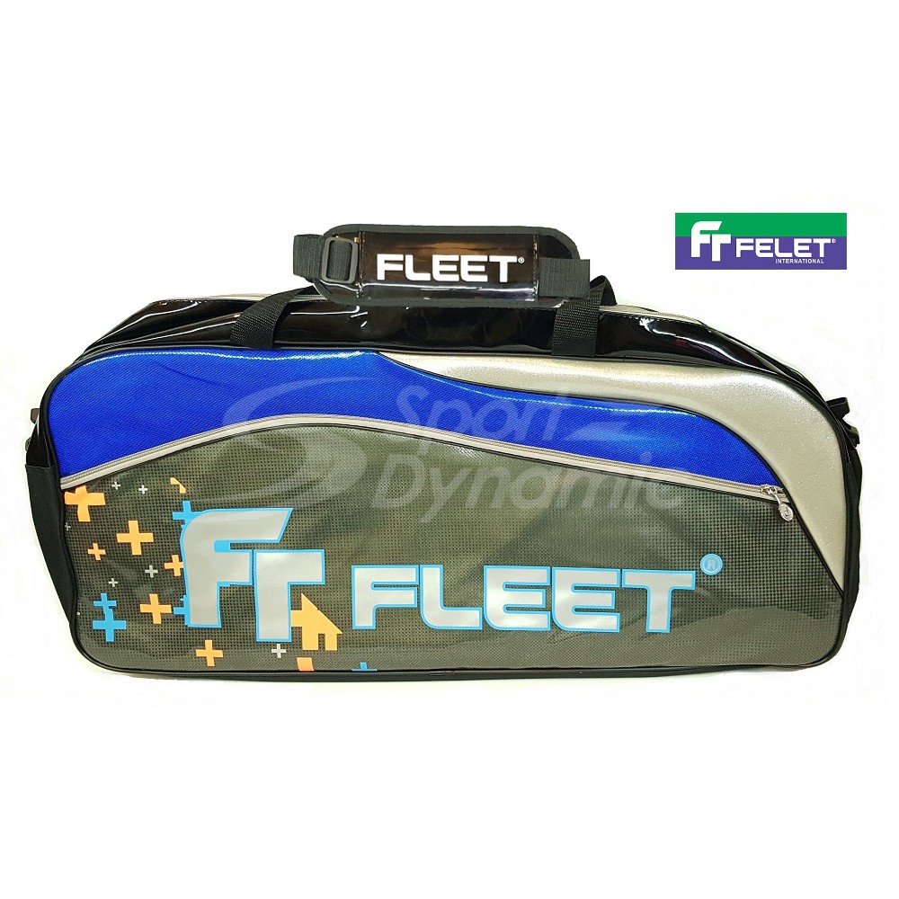 FLEET BADMINTON TOURNAMENT BAG TB606 WITH THERMAL INSULATOR (GREY ...