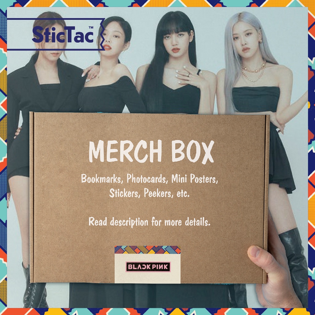 KPOP MERCHANDISE BOX - BTS TWICE BLACKPINK SEVENTEEN ENHYPEN RED VELVET ...