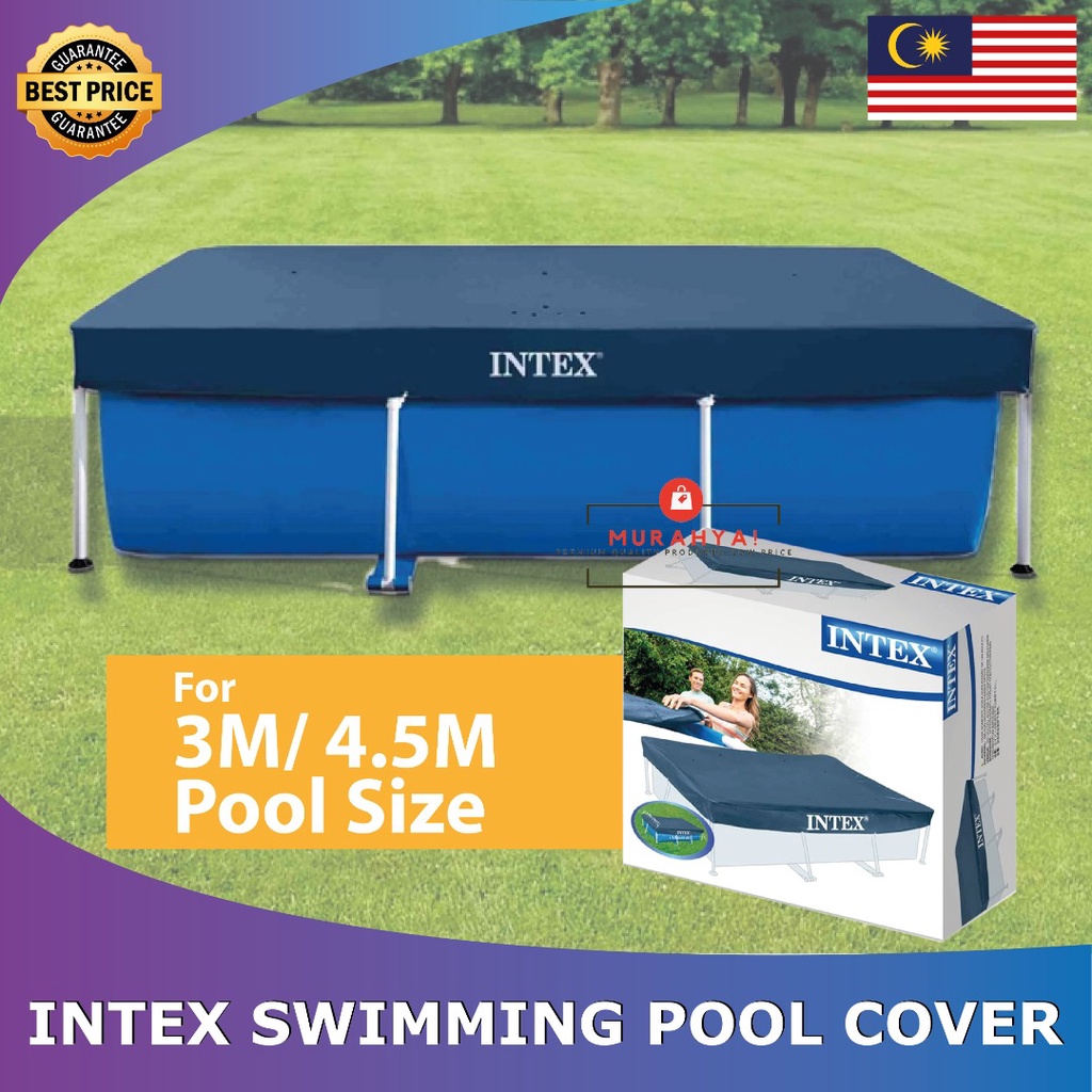 Intex Swimming pool cover 4.5m 3m Intex pool cover | Shopee Philippines