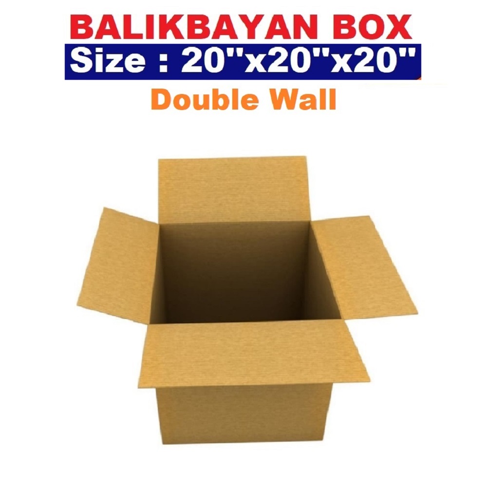 Balikbayan Box Double Wall (50x50x50cm) | Shopee Philippines