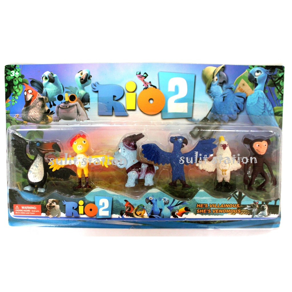 RIO 2 TOY FIGURES CAKE TOPPER | Shopee Philippines