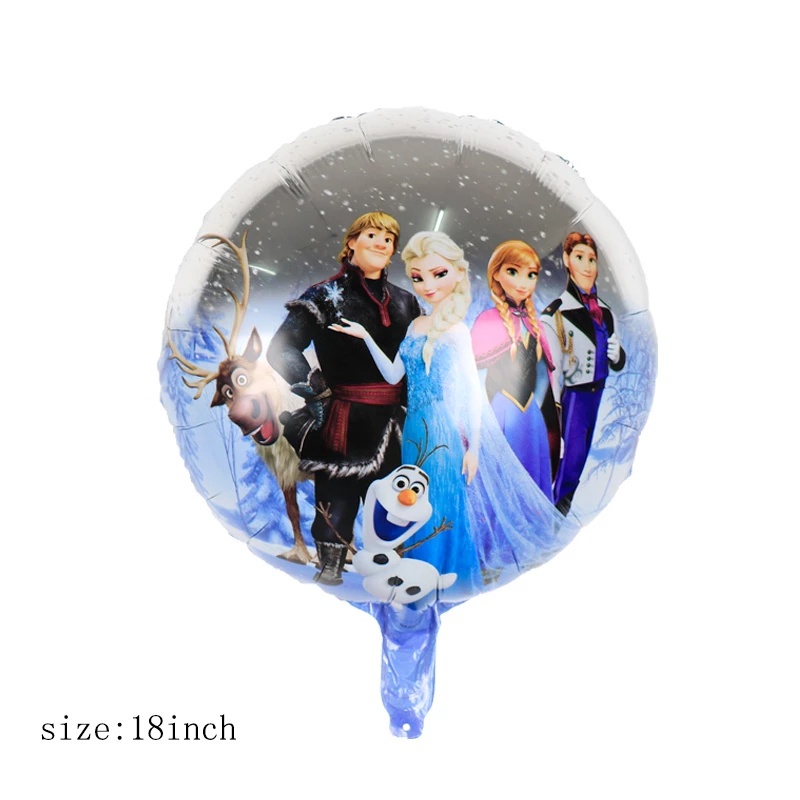 Frozen Elsa Anna Princess Olaf Foil Balloons Baby Shower Birthday Party ...