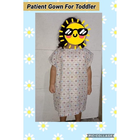 Patient gown for toddler/pedia | Shopee Philippines