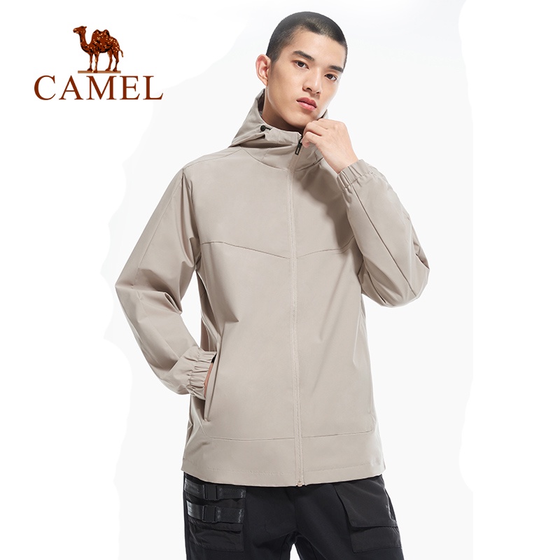 CAMEL Sports Windproof Hooded Windbreaker Jacket | Shopee Philippines