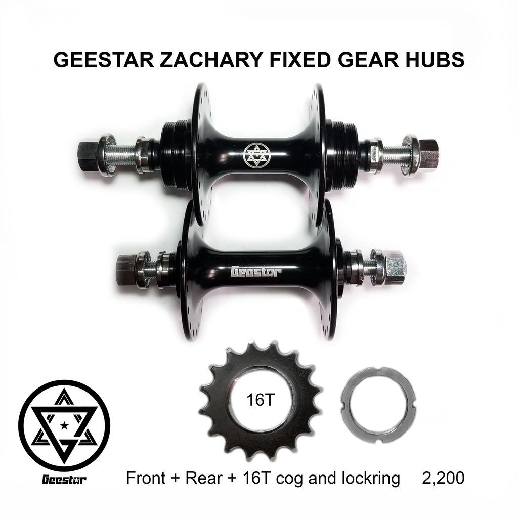 Geestar Zachary Fixed Gear Hubs Sealed Bearing 36 holes Fix / Fix Fixie ...