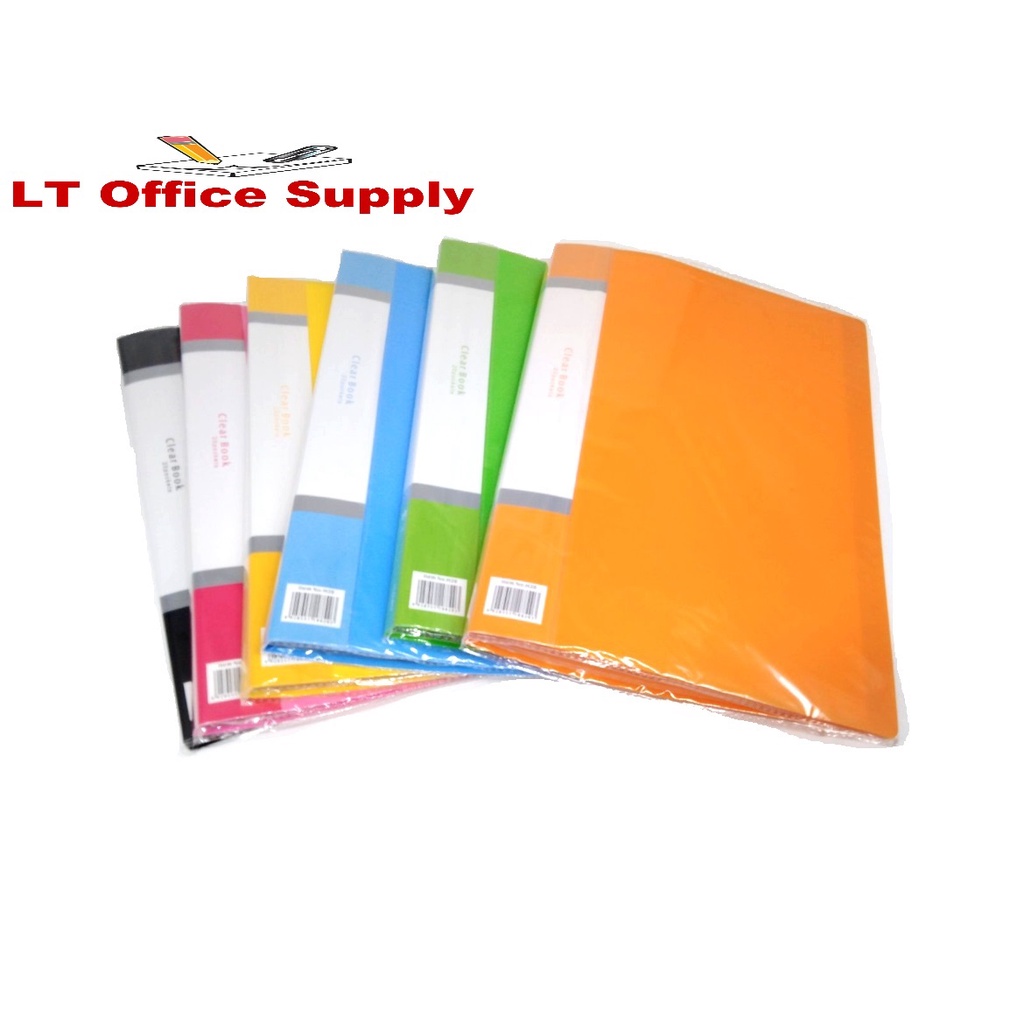 30 Pockets Tranbo Clear Book Non-Refillable Presentation Display Book ...