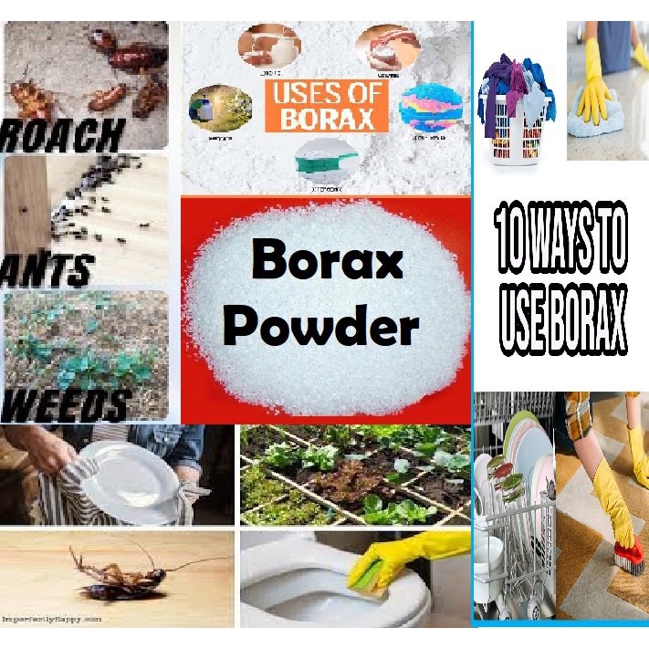 Borax Powder Cleaning Agent Toilet Cleaner Cleaner Laudry Ant Killer ...