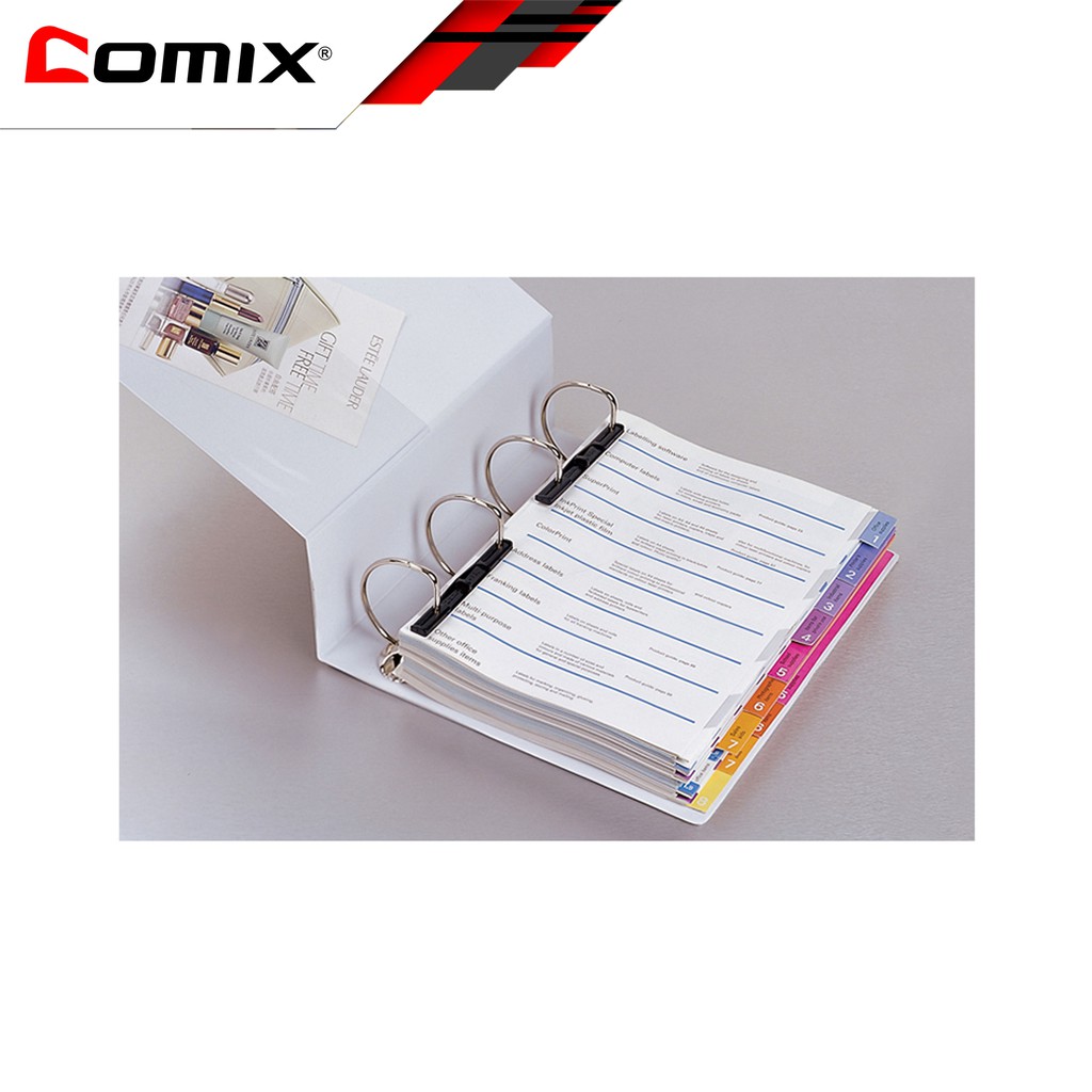 Comix PVC 3 D Ring View Binder A4 Size | Shopee Philippines
