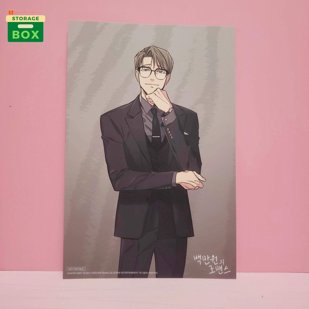Lezhin BL Yaoi : Illustration Card / Postcard / Group Poster / Acrylic ...