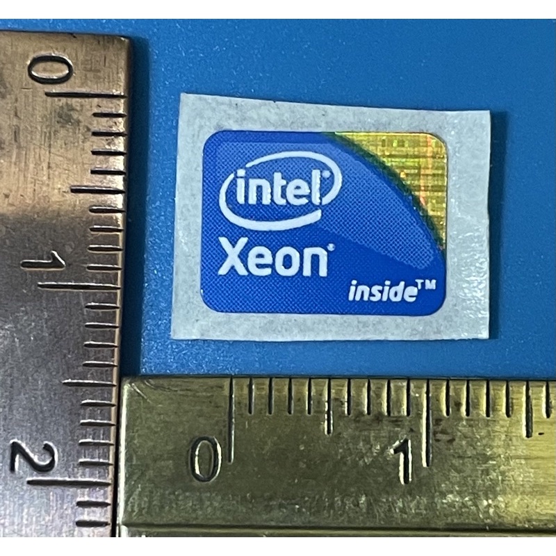 Intel Xeon 1st gen ori logo Sticker Sticker Small Size | Shopee Philippines