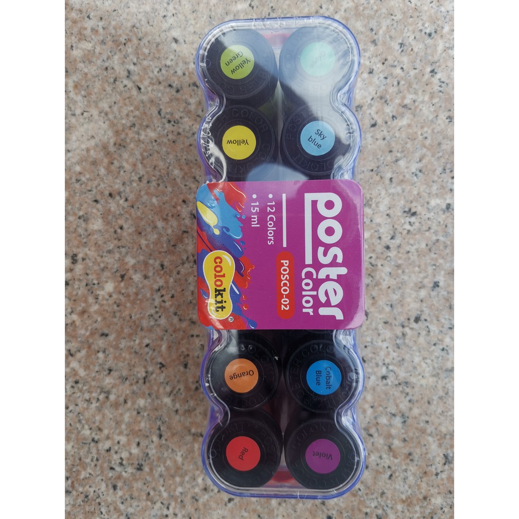 [ColoKit] Poster Color [12 Colors] | Shopee Philippines