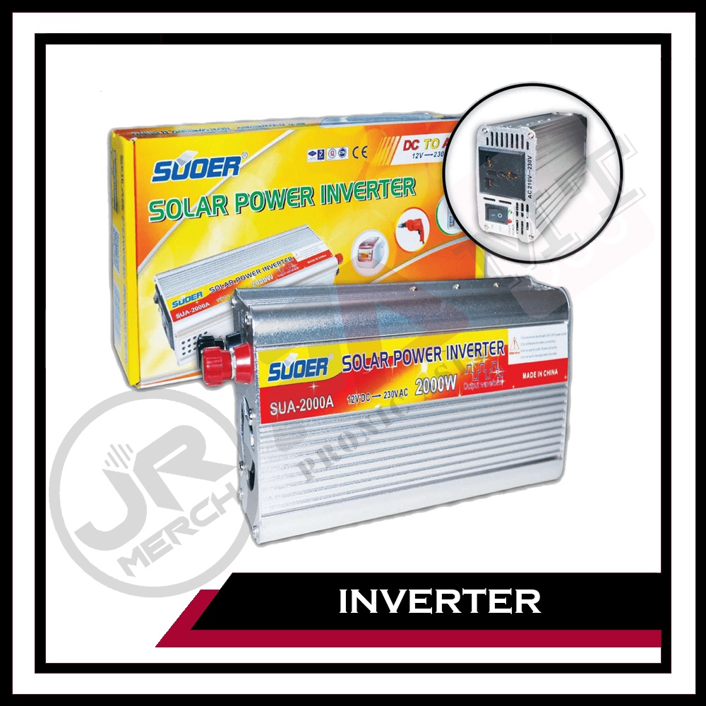 Suoer Solar Power Inverter 2000 watts (SUA-2000W) | Shopee Philippines