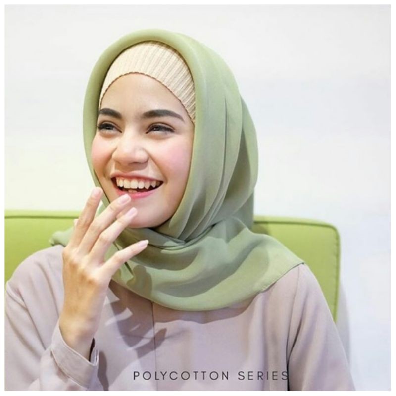 Green tea Hijab Hijab Square (Hijab Green tea Color) | Shopee Philippines