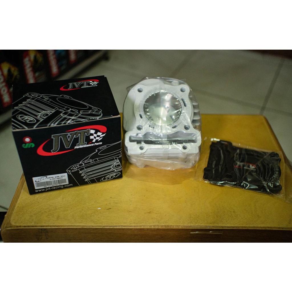 JVT Yamaha Aerox/NMAX 62mm Chromebore Cylinder Block Set (w/FP ...