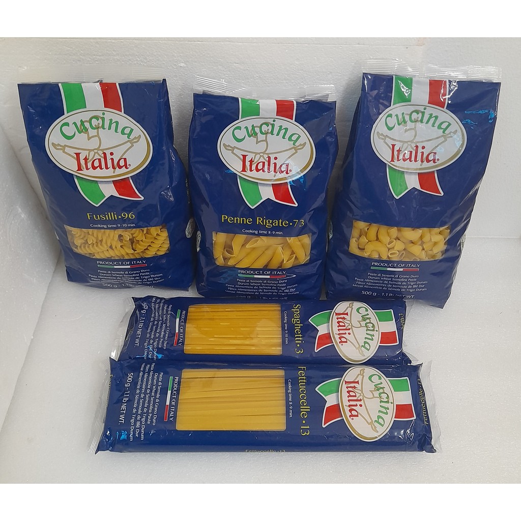 Cucina Italia Pasta, 500g from Italy (3 pack) | Shopee Philippines