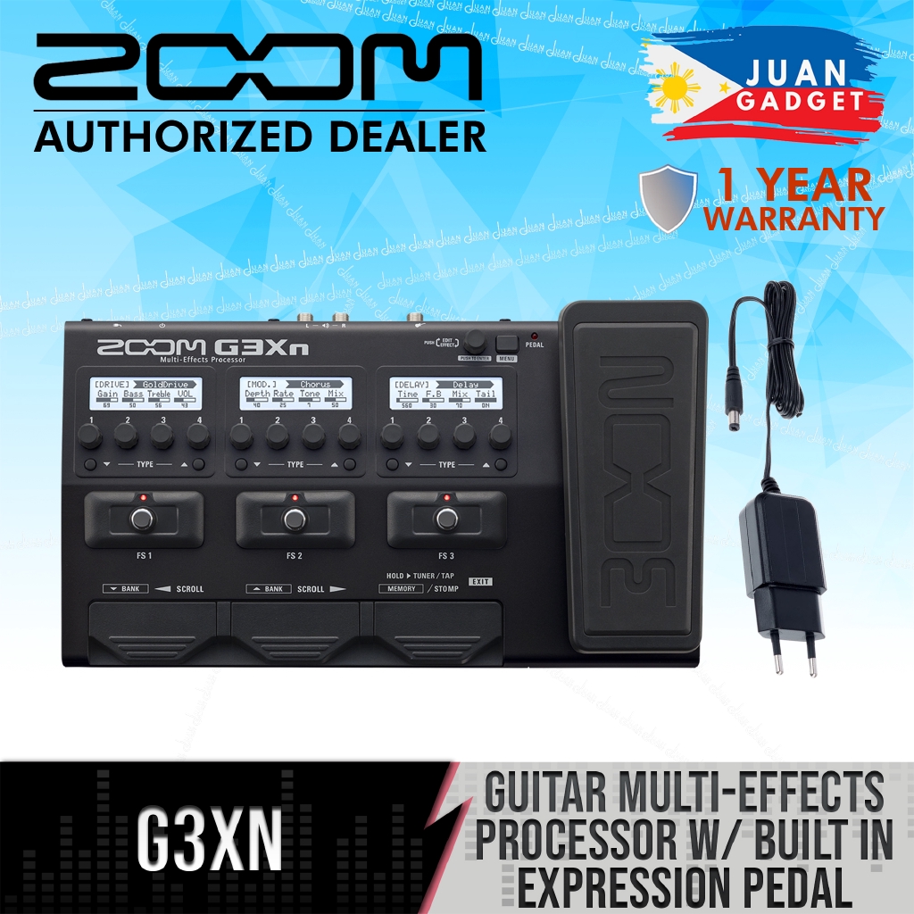Zoom G3Xn Multi-Effects Processor Built-In Expression Pedal | JG Superstore | Shopee Philippines