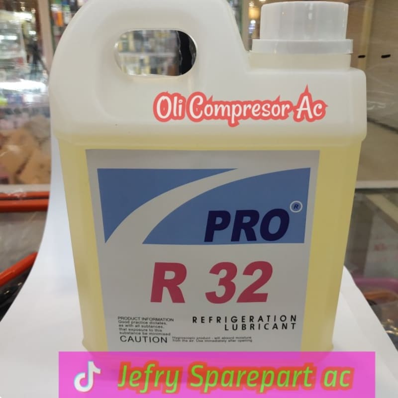 Oil PRO R32 REFRIGERATION OIL Compressor AC Compressor AC 1LITER ...