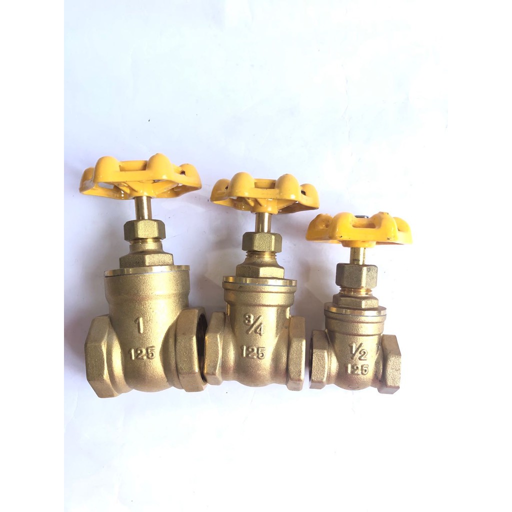 FT-7740 (USA FORTECH)Heavy Duty Brass Gate Valve (1/2, 3/4 & 1inches) | Shopee Philippines