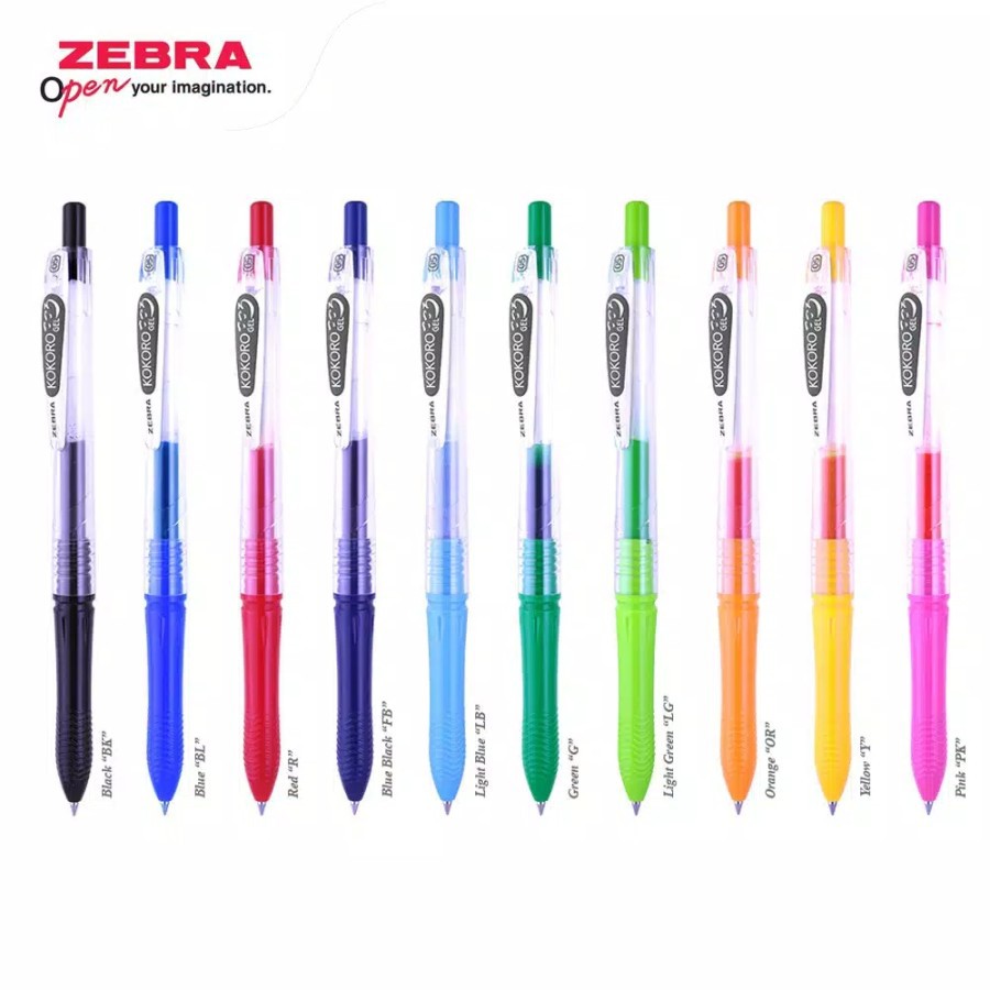 ZEBRA Gel Pen KOKORO 0.5 per PCS | Shopee Philippines