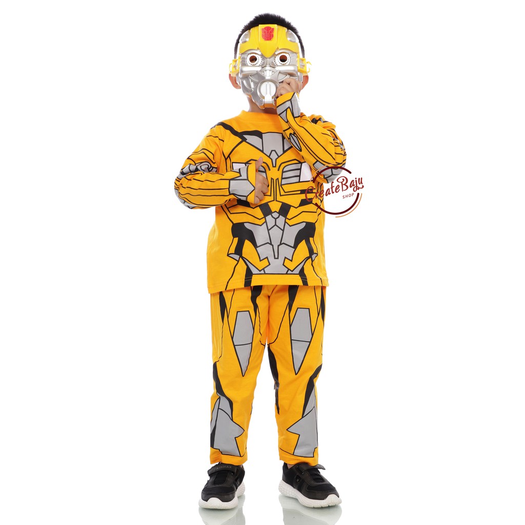 Hayami Boys Costume Mask Suit 2-7 Yrs Bambel Bee Free Superhero Boys ...