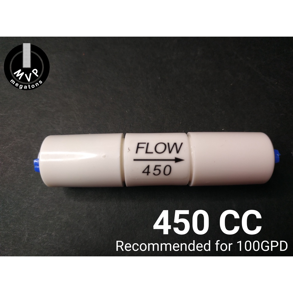 Flow Restrictor Reverse Osmosis Waste Water Regulator 1/4 OD 300cc ...