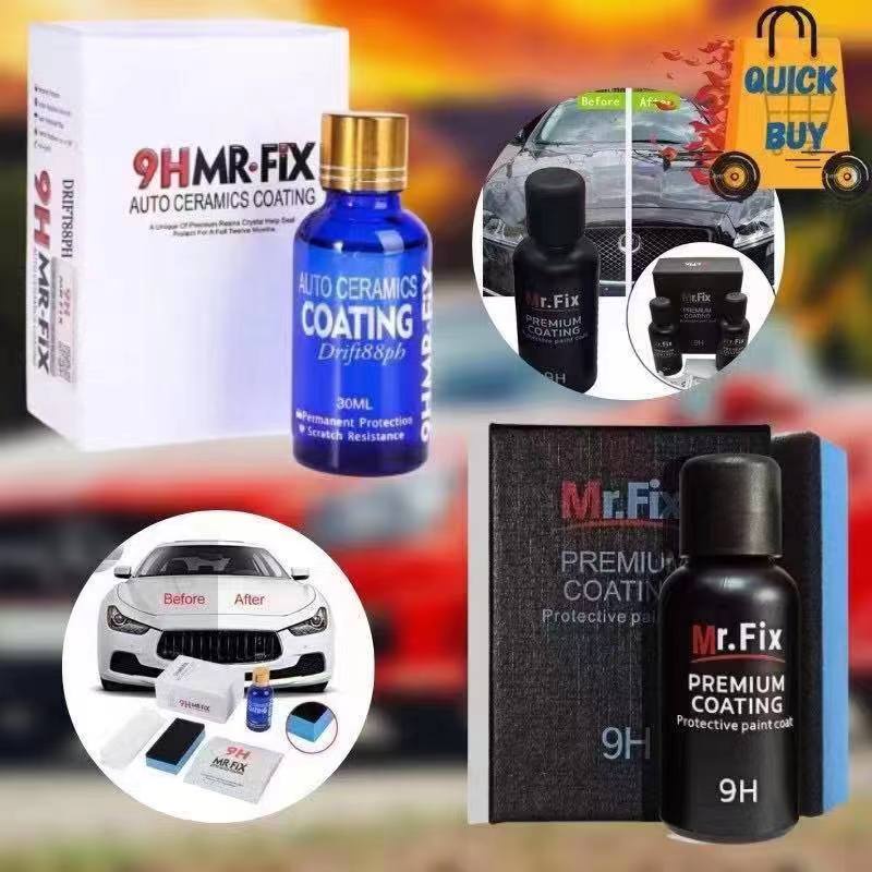 Mr Fix 9H Car Ceramic Coating for Car and Motorcycle 30ml Glass Coating ...