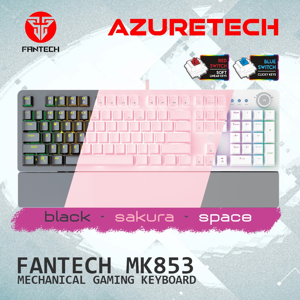 Fantech MK853 MAXPOWER Mechanical Gaming Keyboard Official Warranty ...