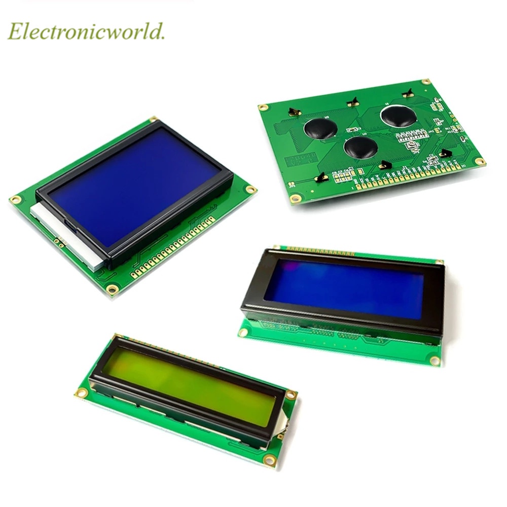 LCD Module 1602 1602A 2004 2004A 12864 12864B LCD Display Module Blue ...