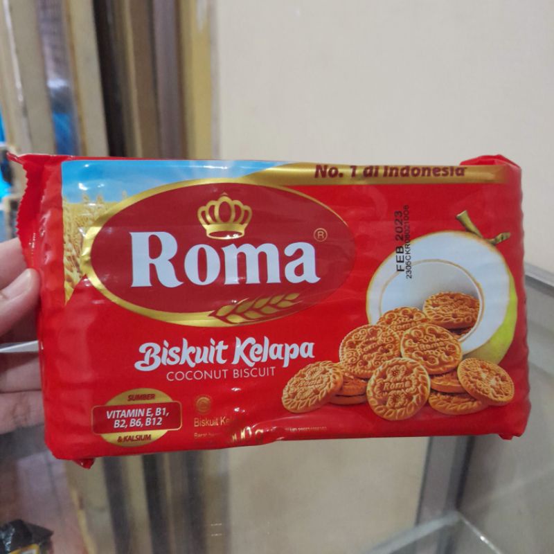 MERAH Roma Coconut Biscuit Coconut Biscuit Red Round Cake Healthy ...