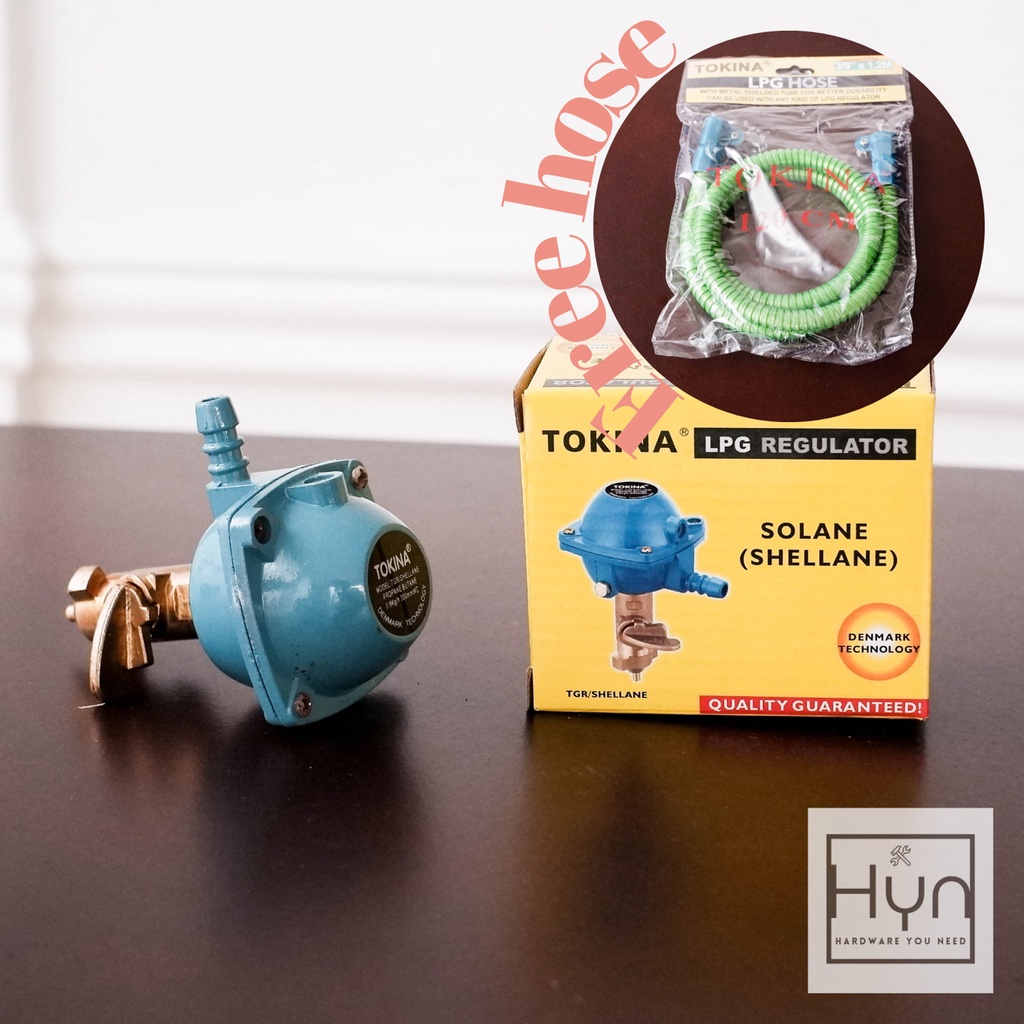[Free Hose] Shellane Solane Regulator Tokina LPG Regulator #TGR ...