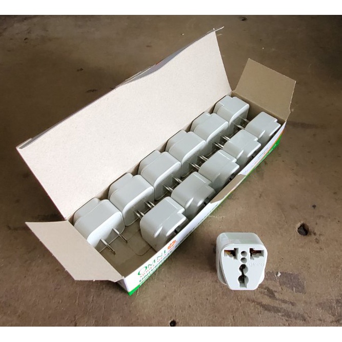 OMNI PER BOX 12PCS - WHOLE SALE / WHOLESALE UNIVERSAL SOCKET ADAPTER ...