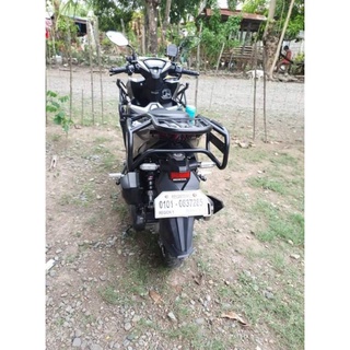 HONDA CLICK V2 & CLICK V3 - TOP BOX BRAKET WITH SIDE PANNIER (POWDER ...
