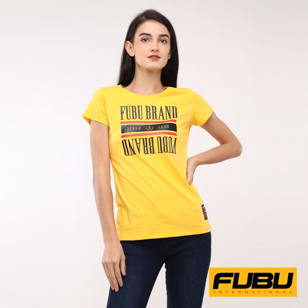 Fubu Girls Roundneck Jersey Knits Short Sleeve QOT01-0010 (S.Yellow ...