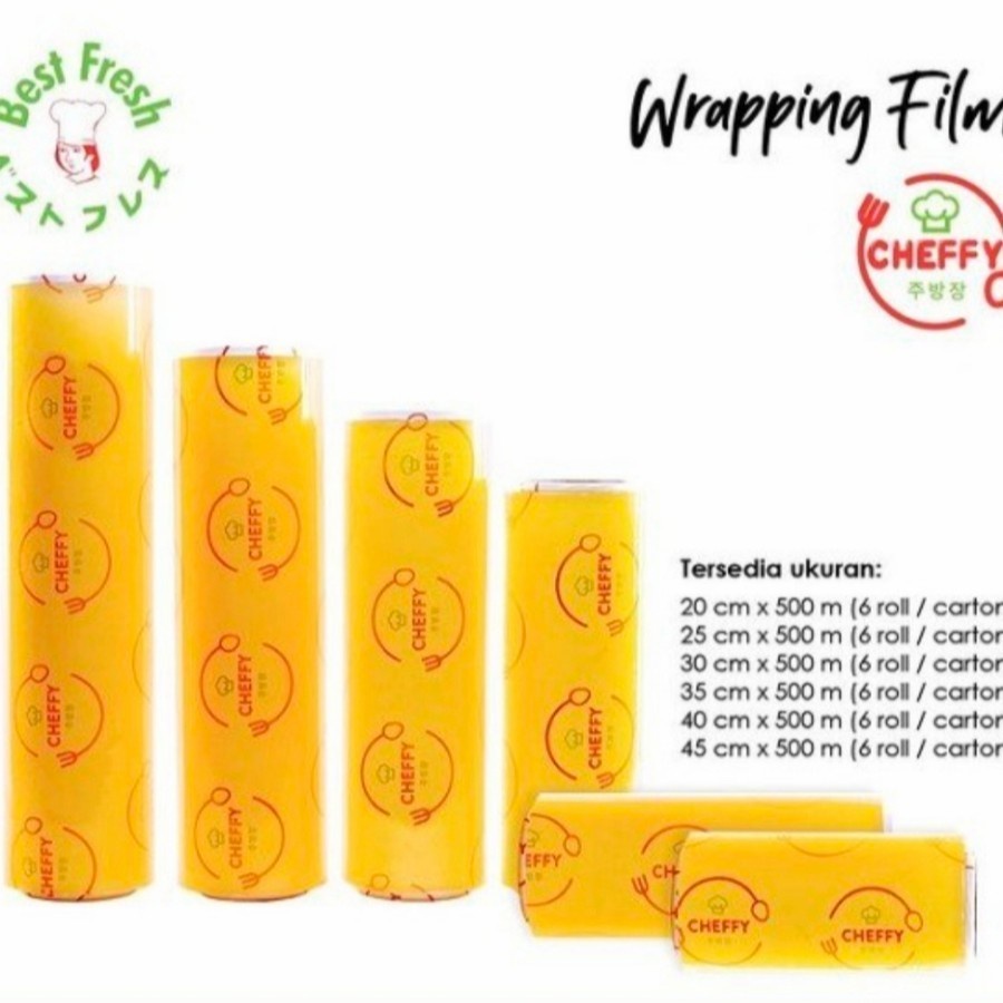 One-cy WRAPPING ROLL 45cm x 500meter Plastic WRAP Food Packaging Ox-Y ...