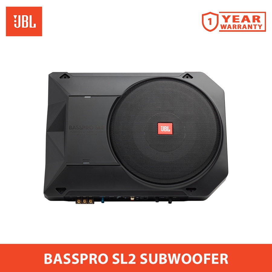 JBL BassPro SL2 Subwoofer with Enclosure 08" Flat Active 125W RMS ...