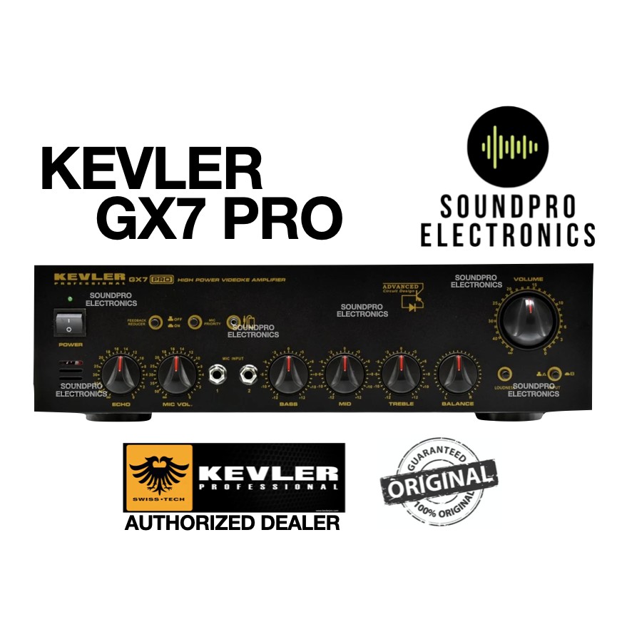 ORIGINAL KEVLER GX-7PRO High Power Videoke Amplifier 800W x 2 | Shopee ...