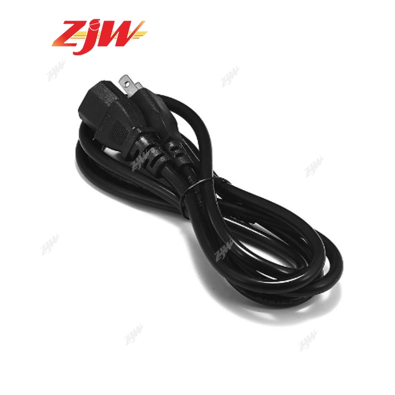 ZJW 1.5M CPU Power Cord 3 Prong Hole Computer Cord Monitor Power Cable ...