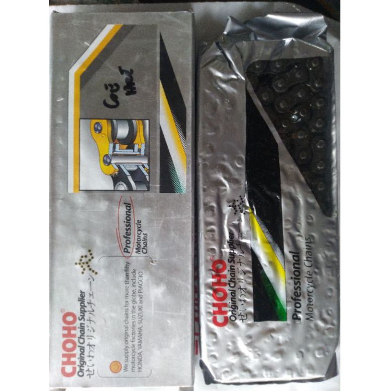 CHOHO Chain Black / Silver / Chrome 428H-120L - Motorcycle Chain ...